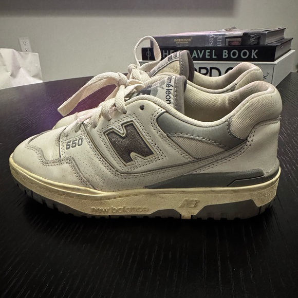 New Balance | Shoes | New Balance 55 In Cream And Gray | Poshmark